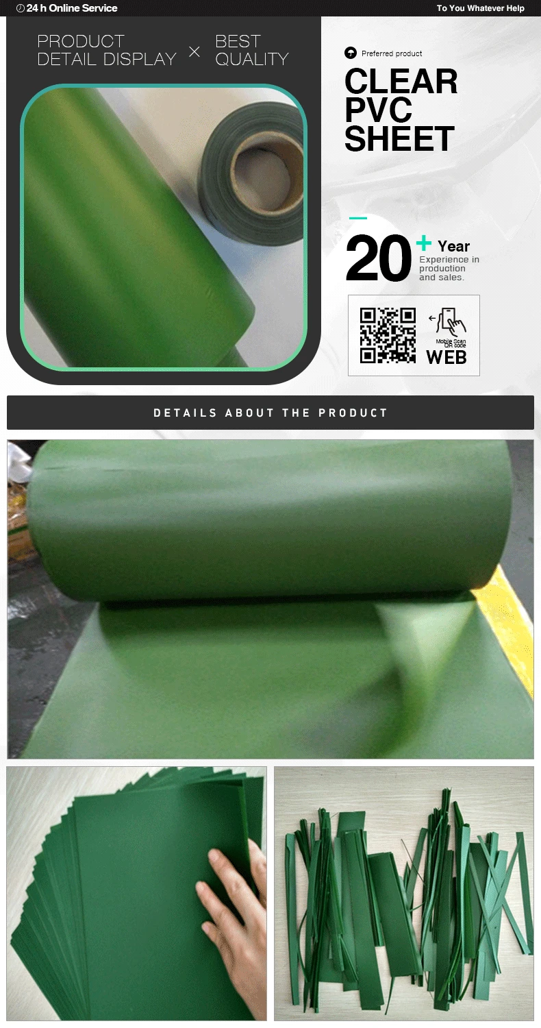 Plastic Rigid Green Pvc Roll For Artificial Christmas Tree Leaves From ...