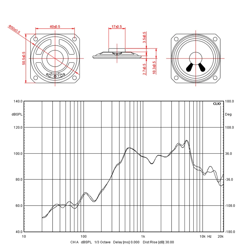 2 Inch Full Range Speaker - 50mm 8ohm 2w Speaker Driver