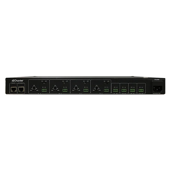 Dante 4*4 Audio Matrix Dante Network Protocol Processor 4 Channel Audio ...