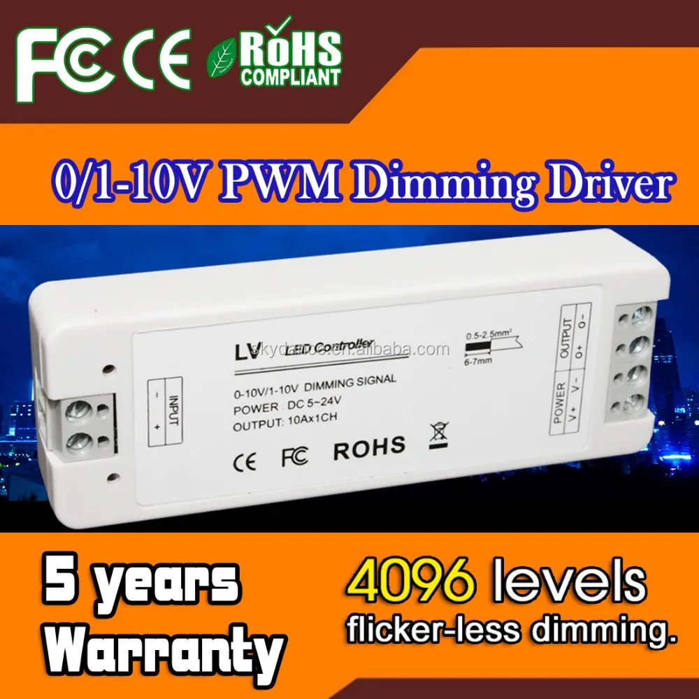 Skydance 0/1-10v Dimmable Led Driver Led Strip Controller / Dimmer For ...