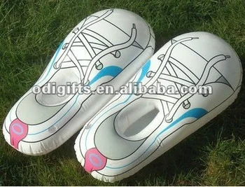 20" Inflatable White Tennis Shoes Novelty Inflatable Inflatable Sneaker ...