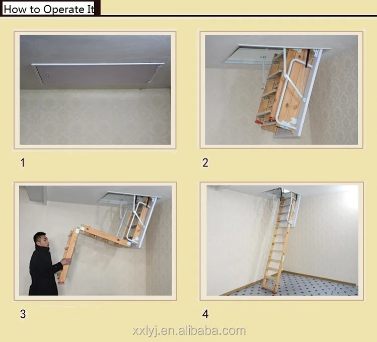 Retractable Deluxe Loft Ladder Stairs - Buy Attic Retractable Stairs ...