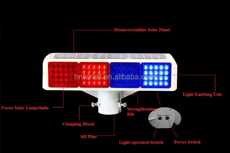 Driveway Highway Caution Led Strobe Warning Flashlight Street Roadside ...