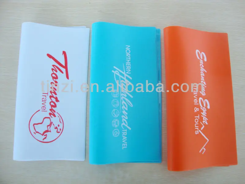 Vinyl Plastic PVC Travel Document Wallet - Recyclable