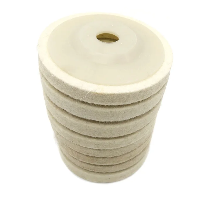 8mm Stainless Steel Polishing Felt Disc Angle Grinder Wool Felt Disc ...