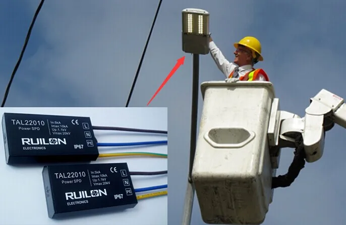 20kv Led Street Lighting Surge Protective Device Spd - Buy Led Surge ...