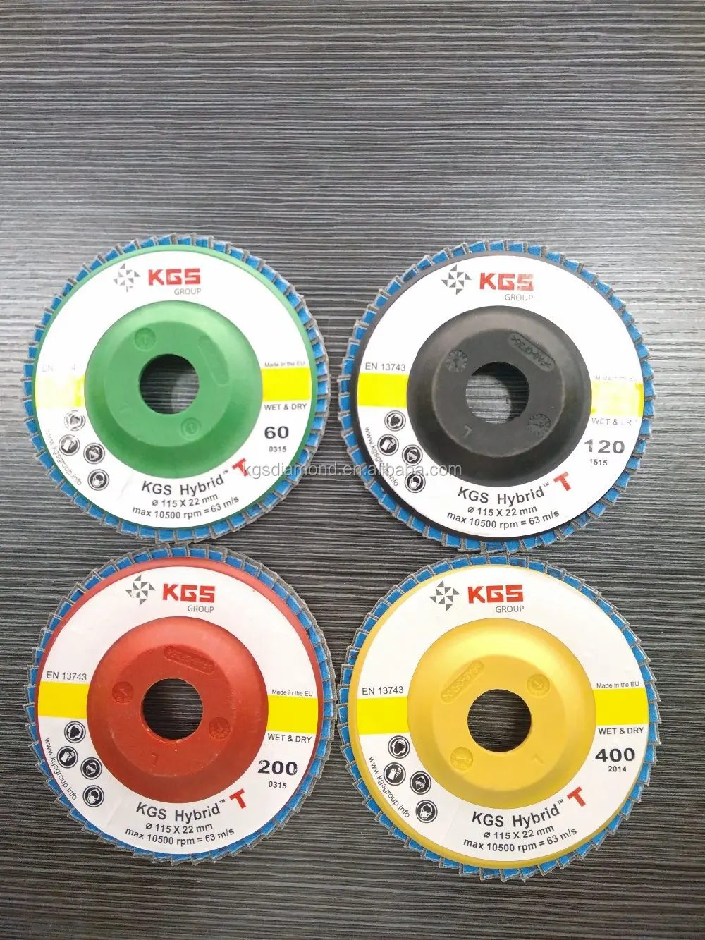 Diamond Hybrid T Flap Disc: Ideal for Stone, Ceramic, Glass Hvof ...