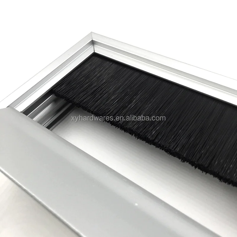 Aluminum Alloy Square Cable Grommet For Desk - Oem Available