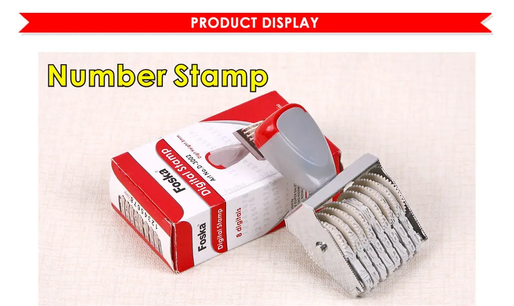 Good Quality 8 Digits Rubber Number Stamp - Buy Stamp,Number Stamp ...