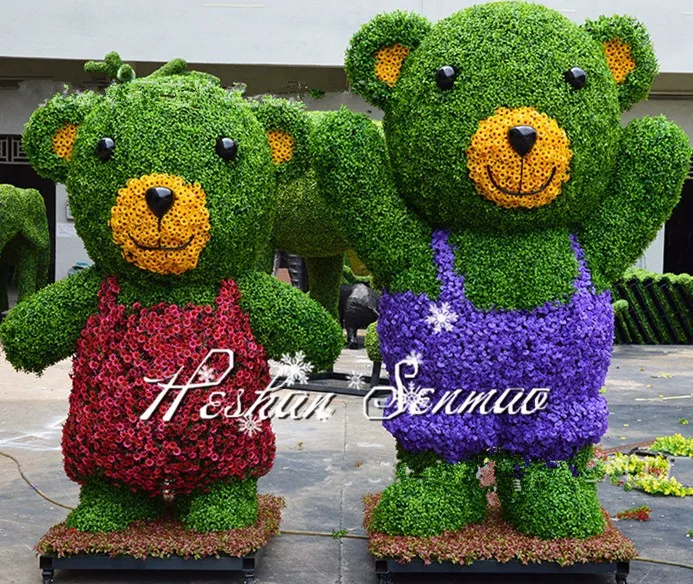 Large Size Garden Decorations Boxwood Artificial Topiary Wire Frame ...