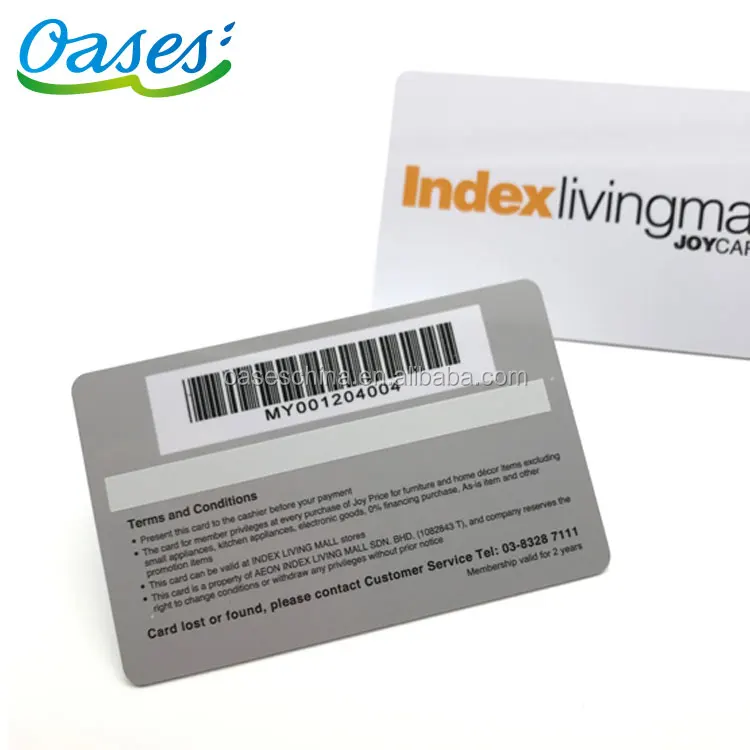 Dod Barcode Pvc Membership Card With Fast Delivery - Buy Membership ...