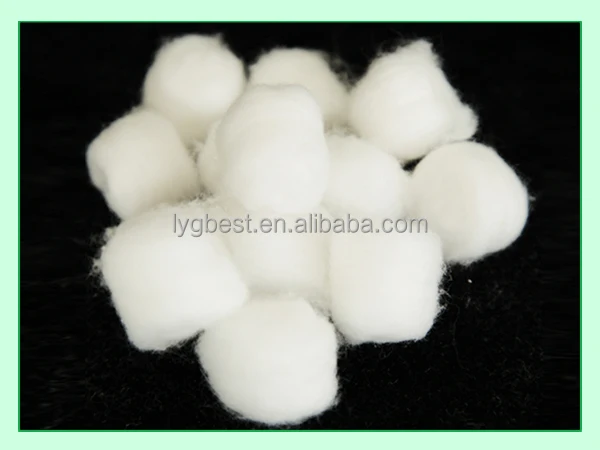 Organic Cotton Wool Ball Cotton Pledget - Buy Organic Cotton Cotton ...