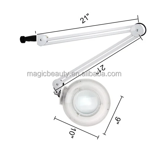Wholesale Portable Magnifier Lamp 5 Diopter / Magnifying Lamp Parts ...