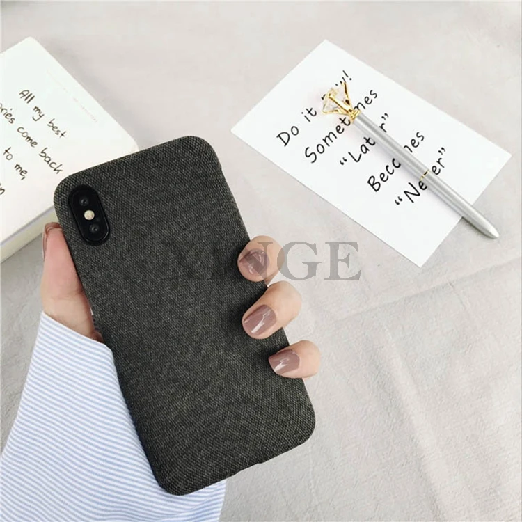 Simple Style Cloth Cell Phone Case For Iphone X Case Fabric - Buy Cloth ...