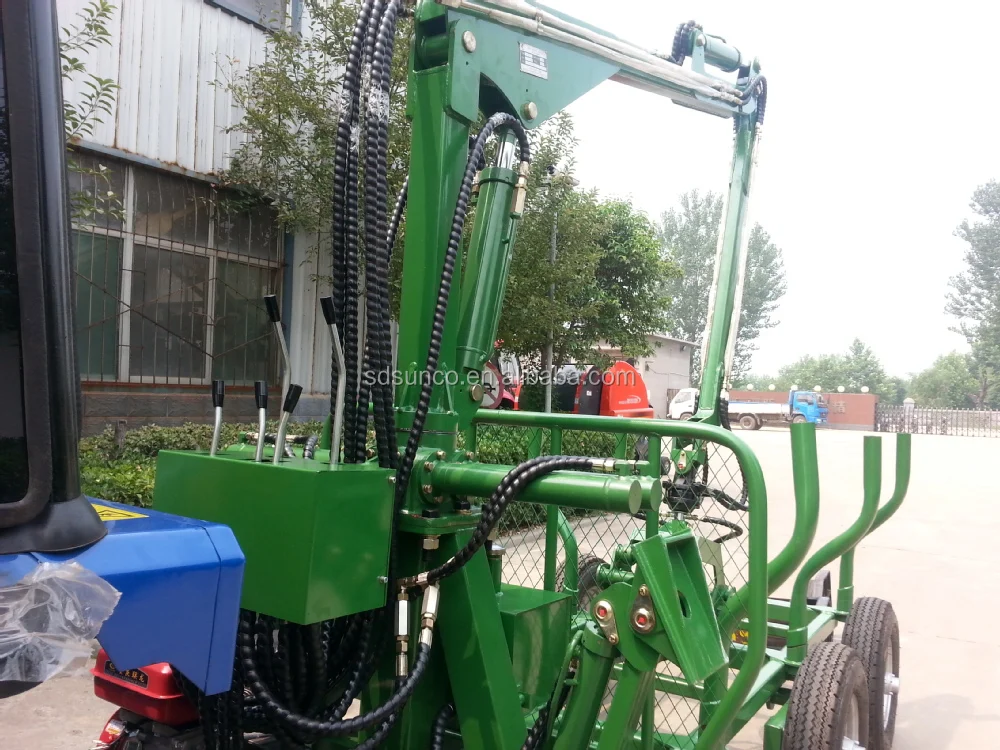Attractive!! 1ton Mini Forestry Cranes For Tractors On Trailer - Buy ...