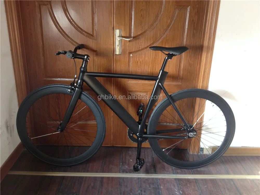 700c Black Aluminum 6061 Alloy Frame Fixie Bike Bike Fixed Gear Man ...