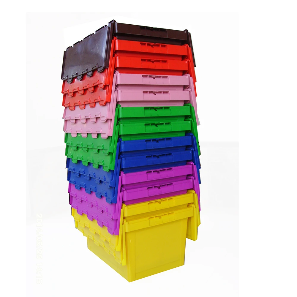 65L Moving Storage Plastic Lockable Boxes - Secure & Convenient