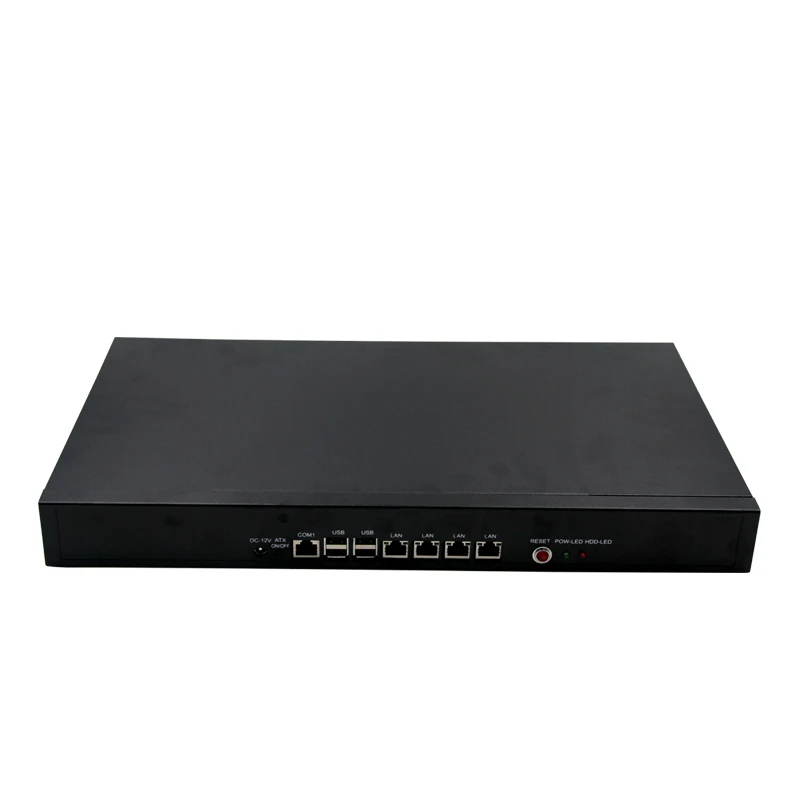 6 Lan Port 1u Rack Mount Server J1900 Fanless Mini Pc