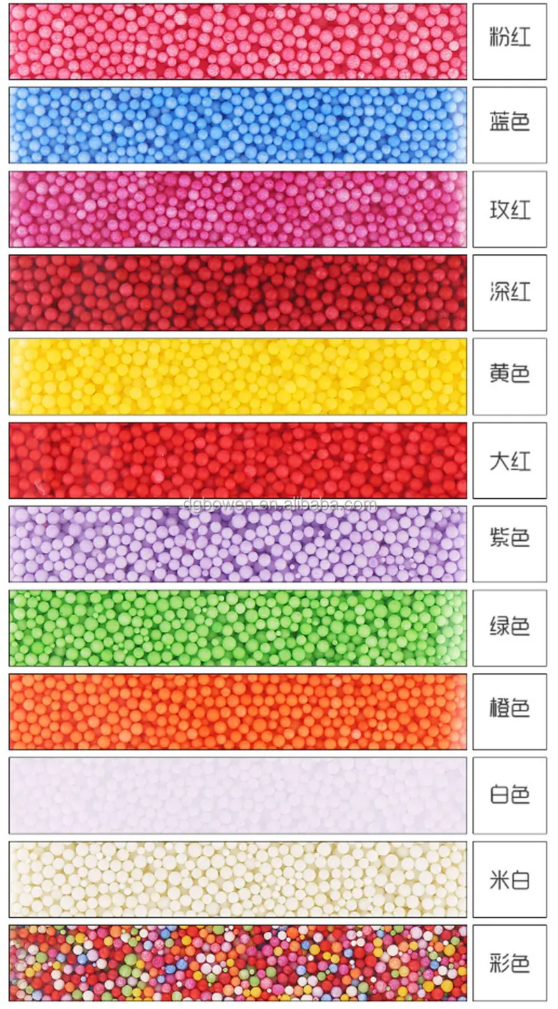 Colorful Styrofoam Foam Balls For Party Decoration Polystyrene Beads ...