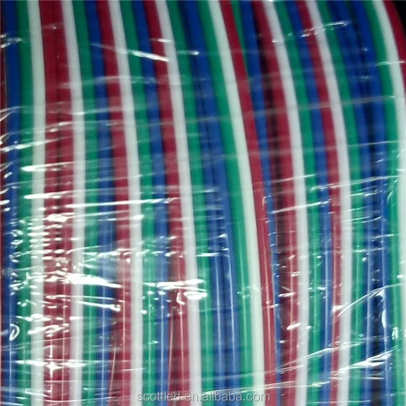 4pin Flat Rgb Cable Wire For Led Strip Light - Buy Rgb Cable Wire,Rgb ...