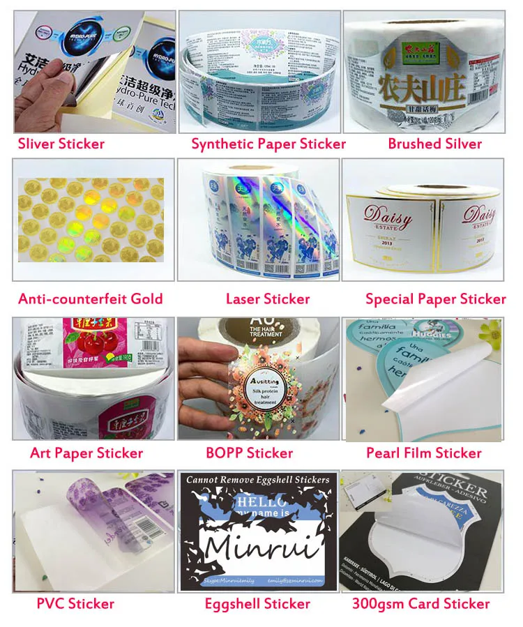 Personalized Custom Roll Adhesive Food Packaging Label Sticker With ...