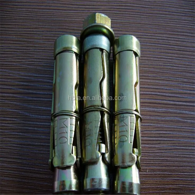 High Quality Carbon Steel 3pcs Or 4pcs Fix Bolt With Washer And Bolt ...