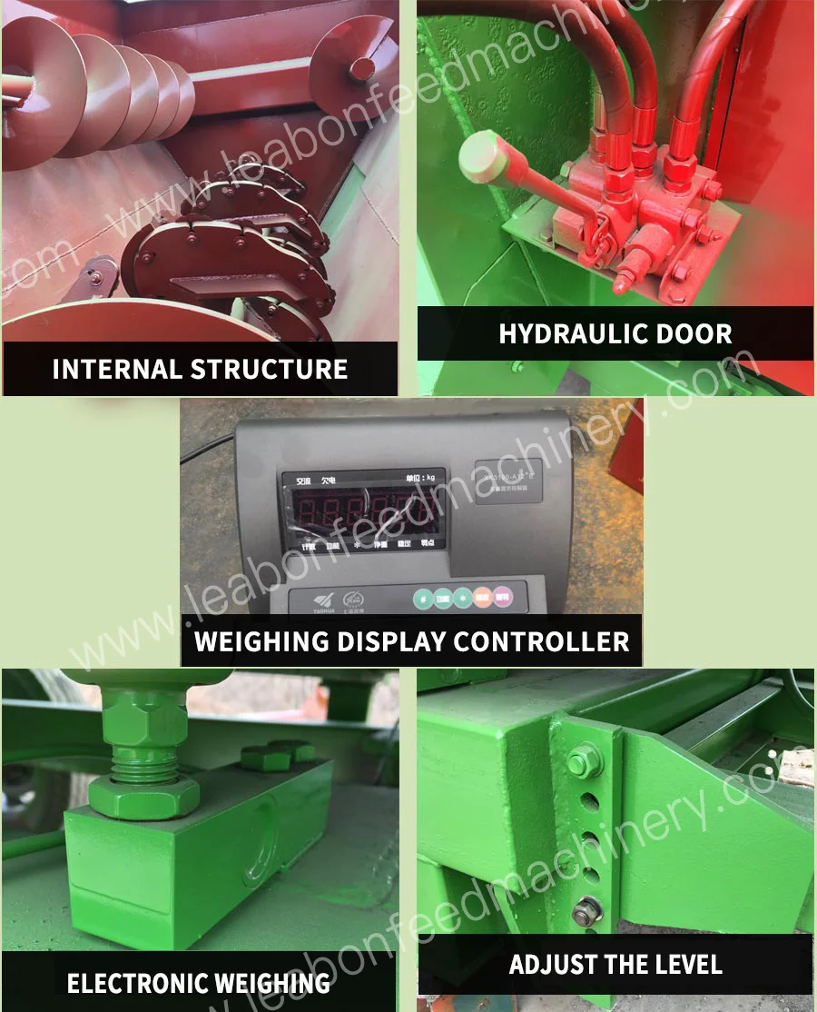 Double Auger Cattle Feed Mixer Vertical Type 8 Cubic Meter Tmr Mixer For Cow Farm - Buy Feed ...