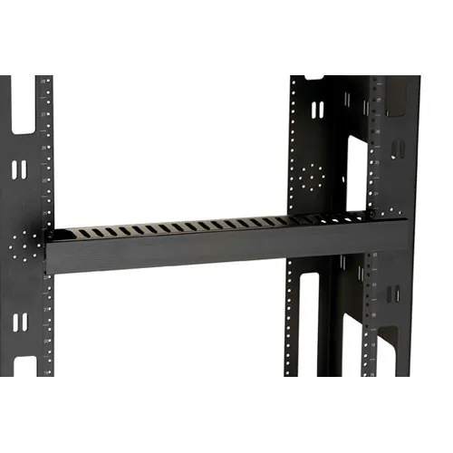 19'' Rackmount High Density Vertical Metal Cable Manager With Plastic ...