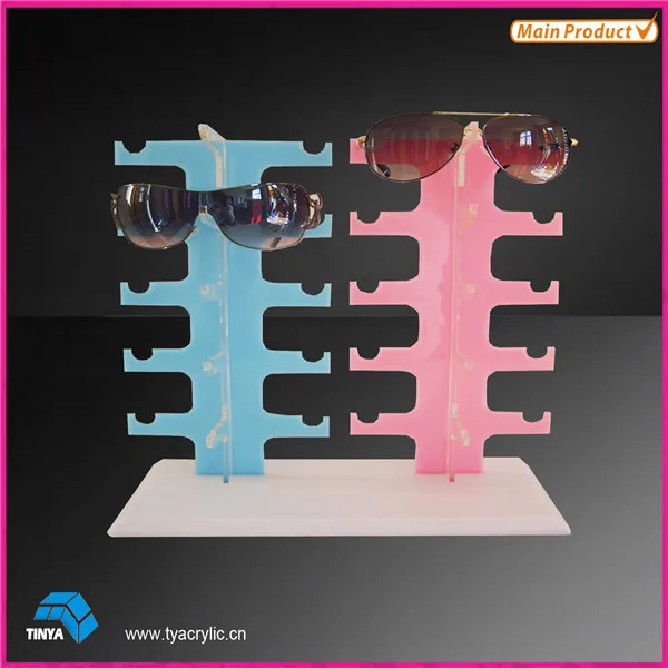 Fashion Design 3 Pair Sunglasses Eye Glasses Frame Rack Eyewear Counter ...