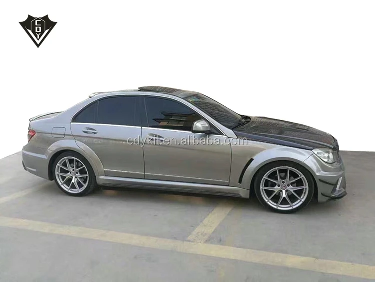 W204 FRP Wide Body Kit - Mercedes-Benz C-Class Upgrade