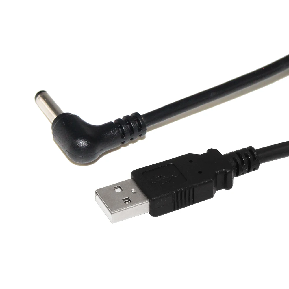 2m Black Pc 22awg Usb To Dc 2.5 5.5mm Cable - Buy Usb To Dc 2.5 Cable ...