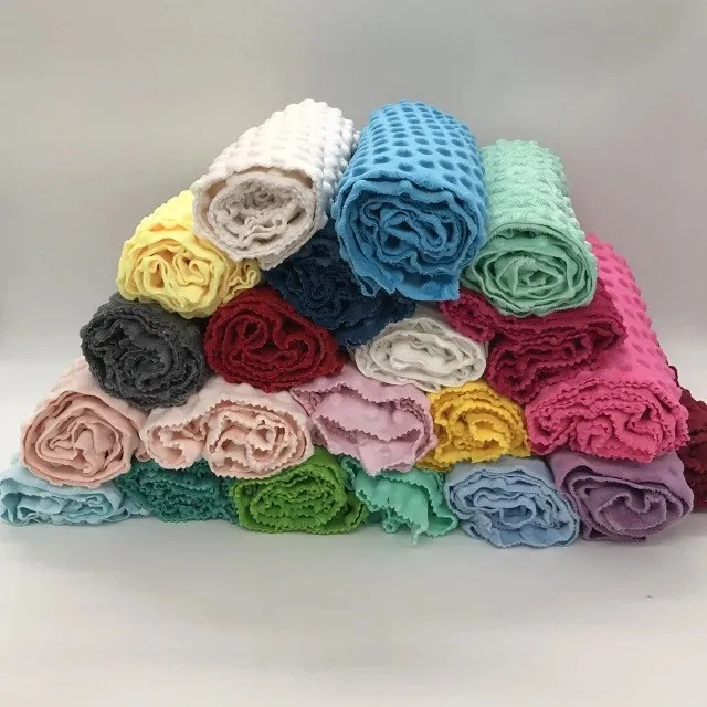 Super Soft Poly Embossed Baby Cuddle Bubble Minky Dot Plush Blanket ...