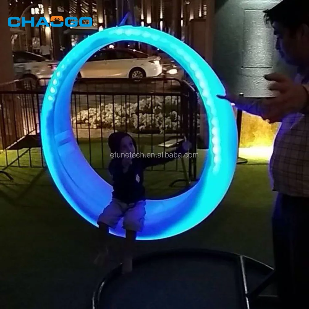 LED Glow Swing - Colorful, Waterproof Outdoor Swing Chair
