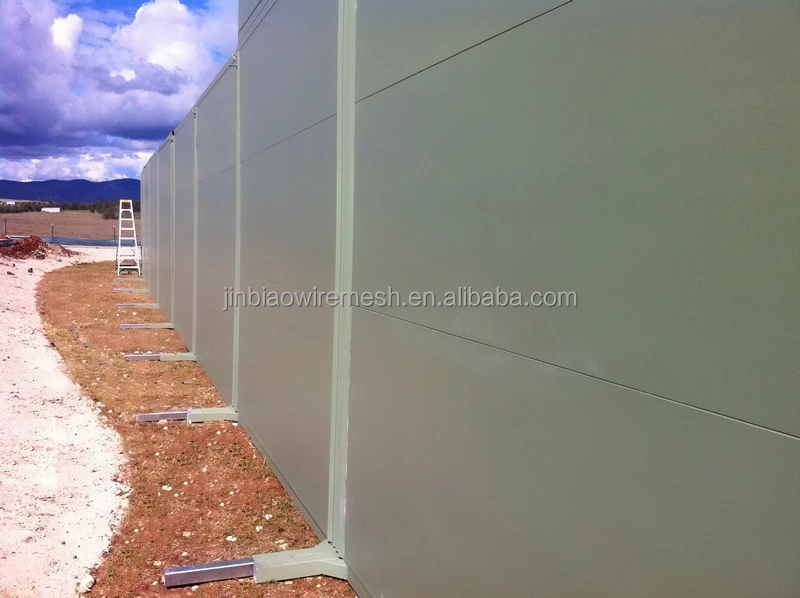 Portable Sound Barrier Walls For Construction Site Iso 9001 Factory ...