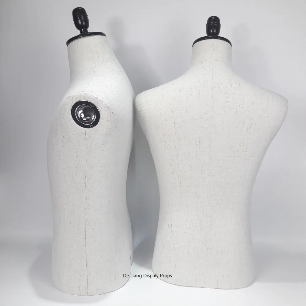 Dl685 Men Fabric Mannequin Torso Upper-body Fashion Store Mannequin ...