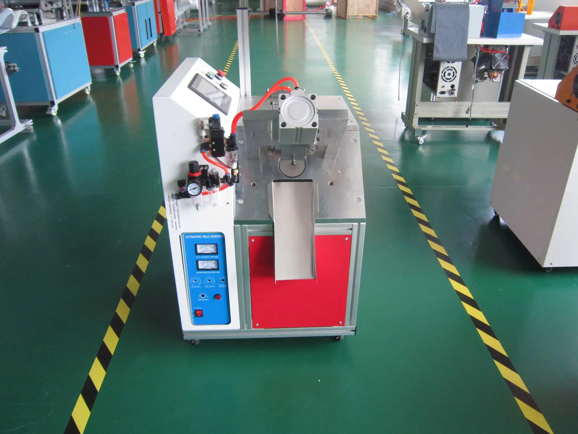 Auto Ultrasonic Polyester Seatbelt Webbing Cutter Pp Webbing Cutting ...