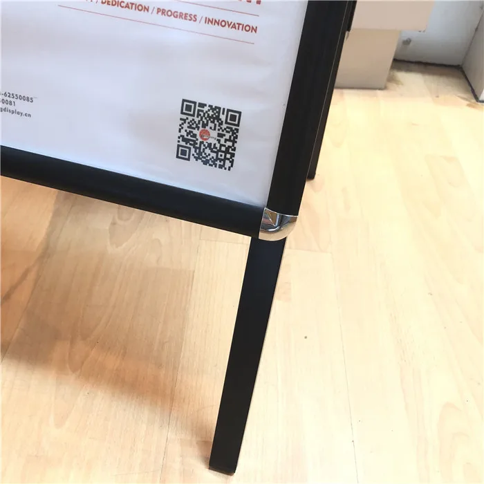 Black A Board A Frame Sign Poster Stand A1 Pavement Sign Aluminum ...