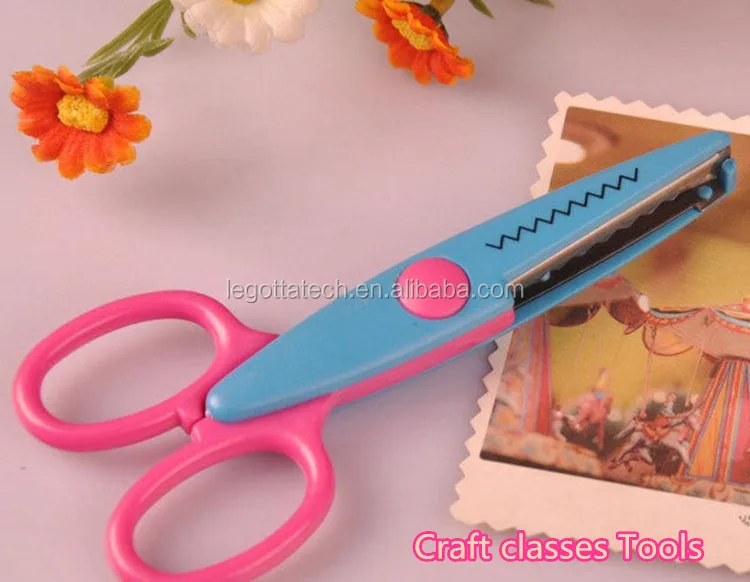 Eco-friendly Kids Scissors For Diy Photo Album Handmade,6 Patterns ...