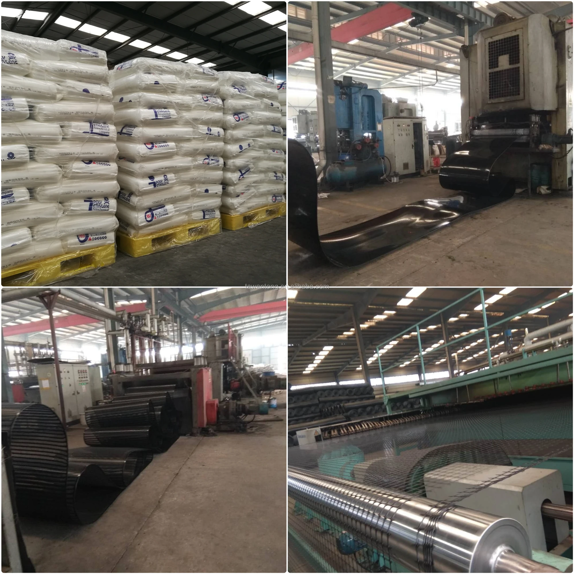 20kN 30kN 40kN PP Grid Polypropylene Geogrids for Soil Stabilization ...