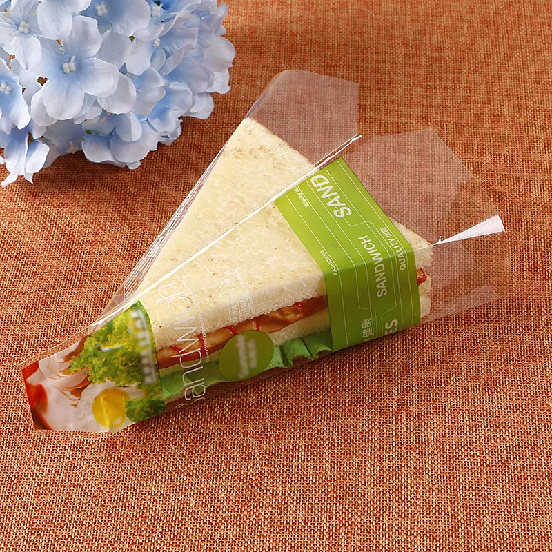 Transparent Opp Sandwich Triangle Packaging Bag - Buy Sandwich Plastic ...