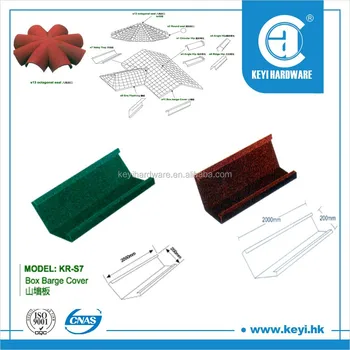 Box Barge Cover Stone Coated Metal Roof Tile - Buy Metal Roof Tiles ...