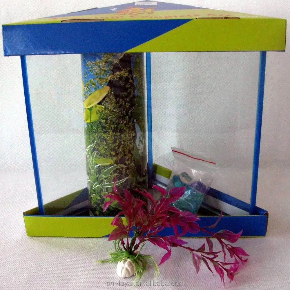Triangle Small Glass Aquarium 5 Liter Rohs,Reach - Buy Triangle Glass ...