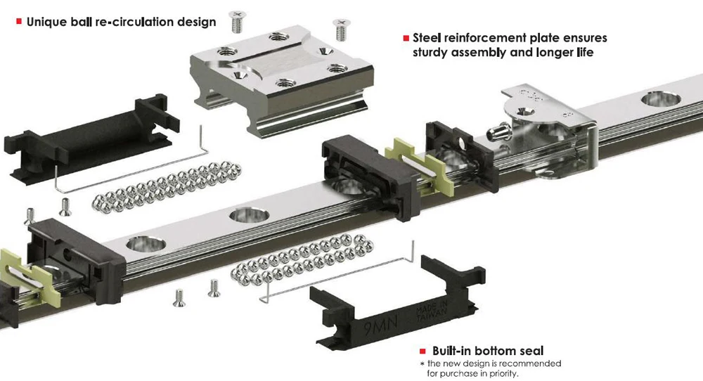 Cpc Dimensions Linear Guide Carriage Ar20mn Speed Rail - Buy Linear ...