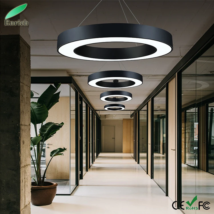 0.8m 1m 1.2m Office Lighting Custom Diameter Size Round Ring Shape Led ...