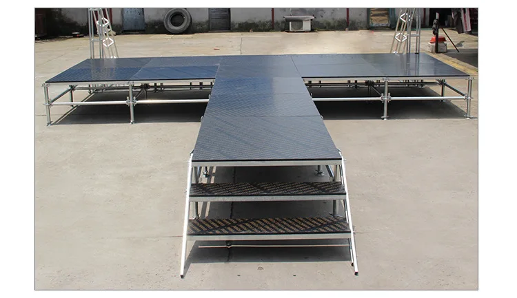 Custom Height Iron Layer Stage - Versatile Palco De Ferro