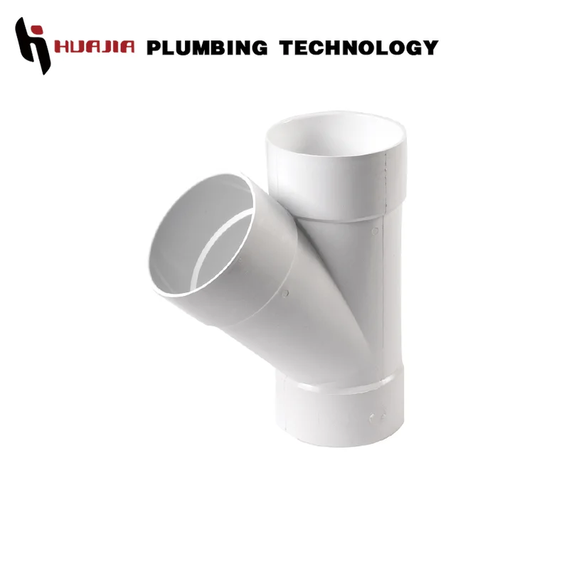 Jh0453 Pvc Y Tee Pvc 45 Degree Tee Pvc 45 Degree Pipe Fitting Lateral ...