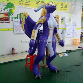 Hongyi Toys Factory Price Custom Standing Inflatable Sex Dragon Doll ...