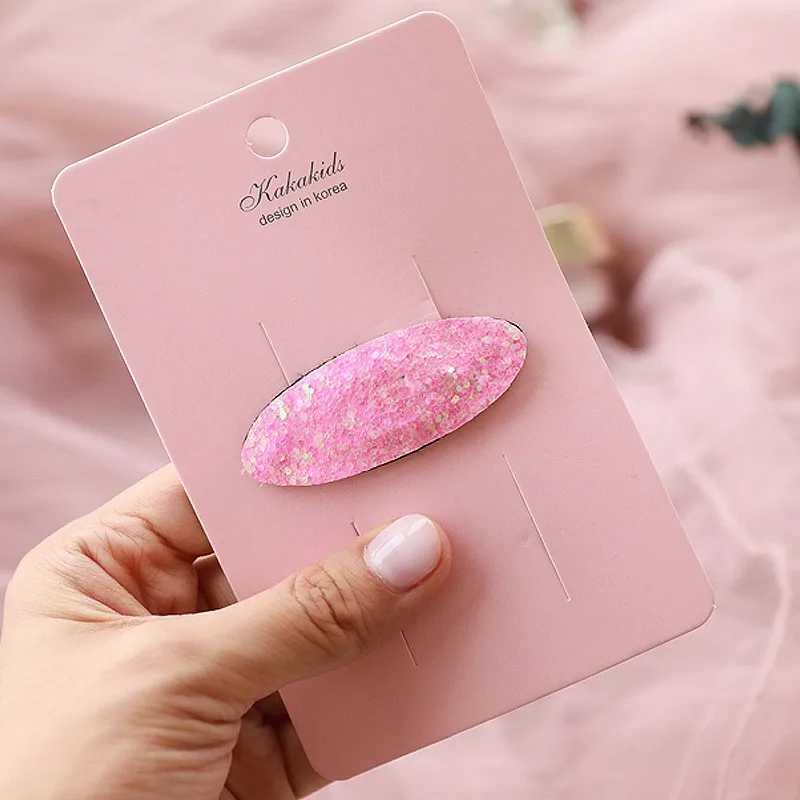 Glitter Snap Hair Pins For Girls Women Barrettes Boutique Hairgrips ...