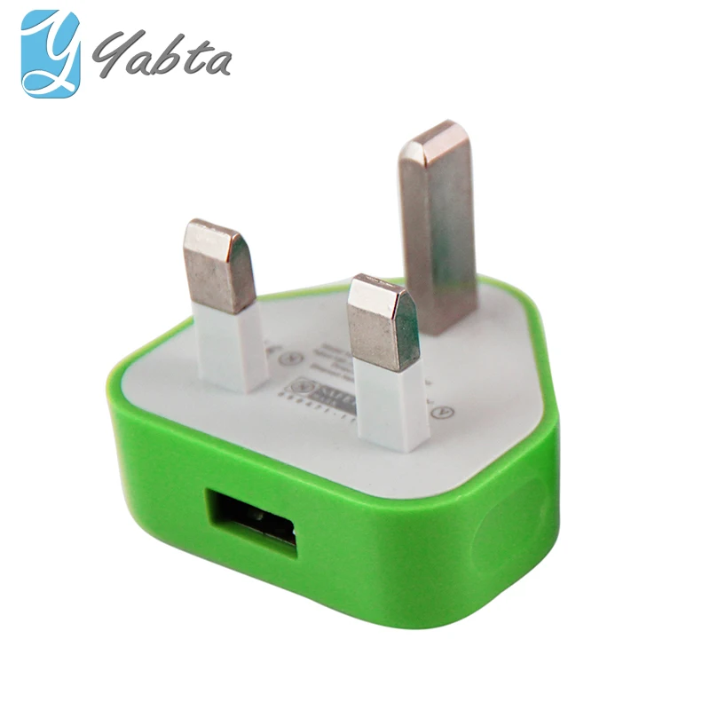 Ce Certified Single Usb Power Adapter England Charger 3pin Uk Plug ...