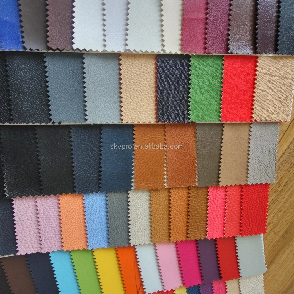 Waterproof Fashion Durable Non-woven Backing Pu/pvc Synthetic Leather ...